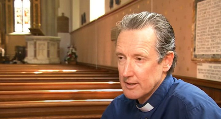 'I don't regret hugging a mourner ... I think that's what Jesus would ...